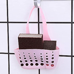 Ochine Kitchen Sink Hanging Storage Basket Sink Sponge Holder Hanging Kitchen Sink Caddy Sponge Holder Sink Soap Box Organizer Shelf Hanging Kitchen Sink Organizer Rack Kitchen Storage Accessories
