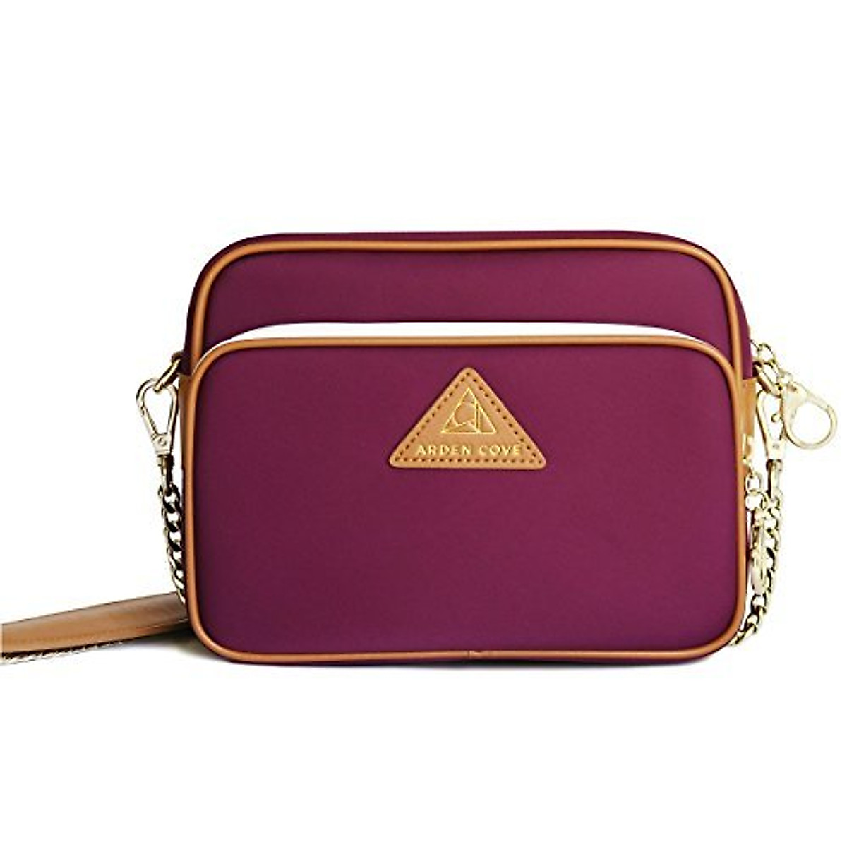 Arden Cove Full Anti-Theft Waterproof Cross-Body Bag (23" Drop Length, Maroon)