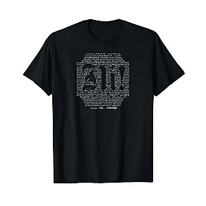 Knights Who Say Ni! of Typography Holy Grail Scene Script T-Shirt