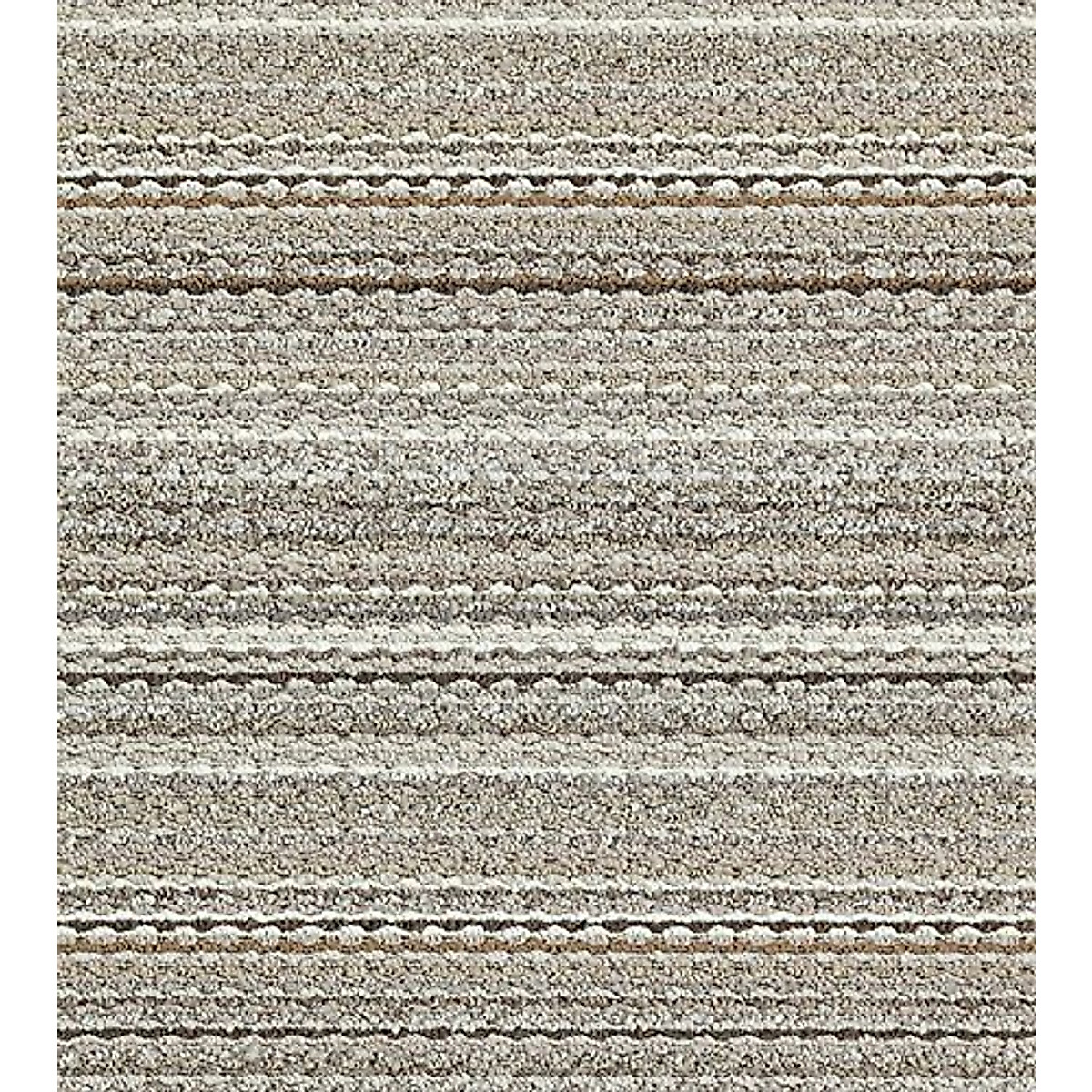 Garland Rug Carnival Area Rug, 5-Feet by 7-Feet, Random Earthtone Stripes