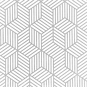 WENMER Geometric Hexagon Wallpaper Contact Paper 17.71 Inch x 118 Inch Geometric Hexagon Silver Peel and Stick Wallpaper Self Adhesive Wallpaper Vinyl Film Shelf Paper & Drawer Liner Roll for Home Use