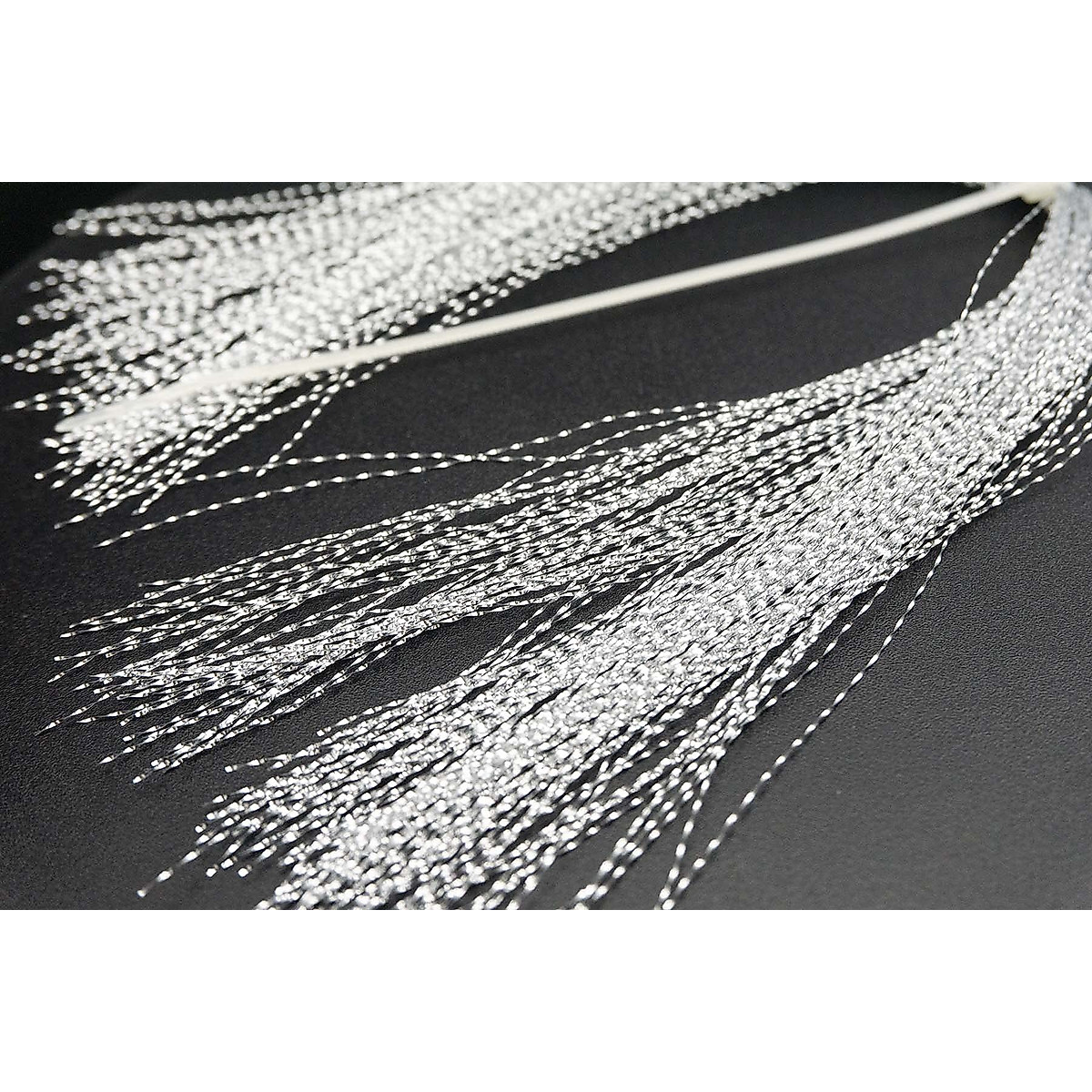 10 Packs Crystal Flash Fly Tying Material Hook Lure Flash Flies Decorating Holographic Tinsel Krystal Flashabou Sparkle Dry Streamer for Fishing Lure Dry Flies Making Supplies