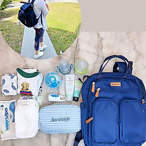 Baby n Tots | Sport Travel Diaper Bag Backpack | Multifunctional Completely Waterproof | Baby Registry Gift