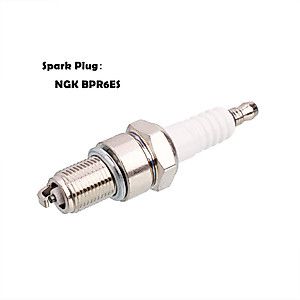 Air Filter 17211-ZL8-023 and Cover 17231-Z0L-050 Kit, Compatible With GCV160 GCV190 GC160 GC190 Engine HRB216 HRB217 HRR216 HRS216 HRT216 Motor Pressure Washer Push Lawn Mower with Spark Plug (3 Pcs)