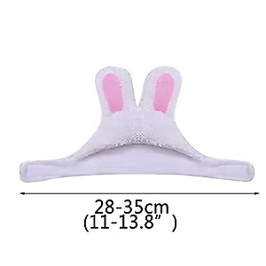 JMMSlmax Cute Costume Bunny Rabbit Hat with Ears for Cats & Small Dogs Puppy Easter Party Pet Costume Accessory Headwear 1PC