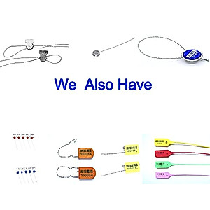 Utility Meter round LEAD Seal, 200 Pcs. 3/8” - 10 mm. Diameter with Wire 12”. Industrial grade. Unnumbered. Adjustable. Meter Gas, Water, Free and Quick Delivery. BFSEALS