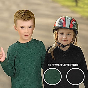 Brix Boys' Long Sleeve Thermal - Waffle Shirts 3-pk Fashion Boys. 10