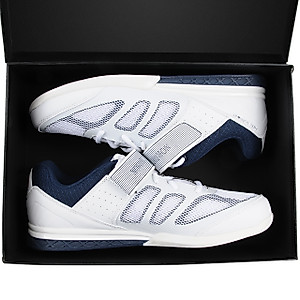 Nordic Lifting Weightlifting Shoes Compatible for Crossfit & Gym - Men's Sneakers - VENJA (White, 8 US)