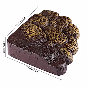 Turtle Floating Island for Aquarium or Terrarium - Made from Premium Non-Toxic Resin, Perfect for Frogs, Toads, Lizards, Turtles and Other Little Critters. Medium Size