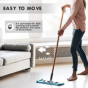 SPACEKEEPER Furniture Dolly Mobile Roller, Extendable Appliance Rollers Mobile Washing Machine Base, Fridge Stand Moving Cart for Washing Machines, Refrigerators, Dryers, Dishwashers, Black