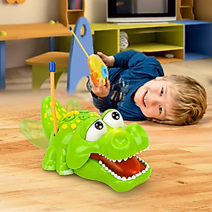 TOY Life Crocodile Remote Control Cars for Toddlers Boys Girls 3-5 4-7, Toddler RC Car Toys Gifts for 2 Year Old Boys, Kids Baby Remote Control Toy Cars, Race Car Toys, Alligator Toy