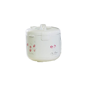 TRC-08 Cool Touch 8-Cup Rice Cooker and Warmer with Steam Basket, White