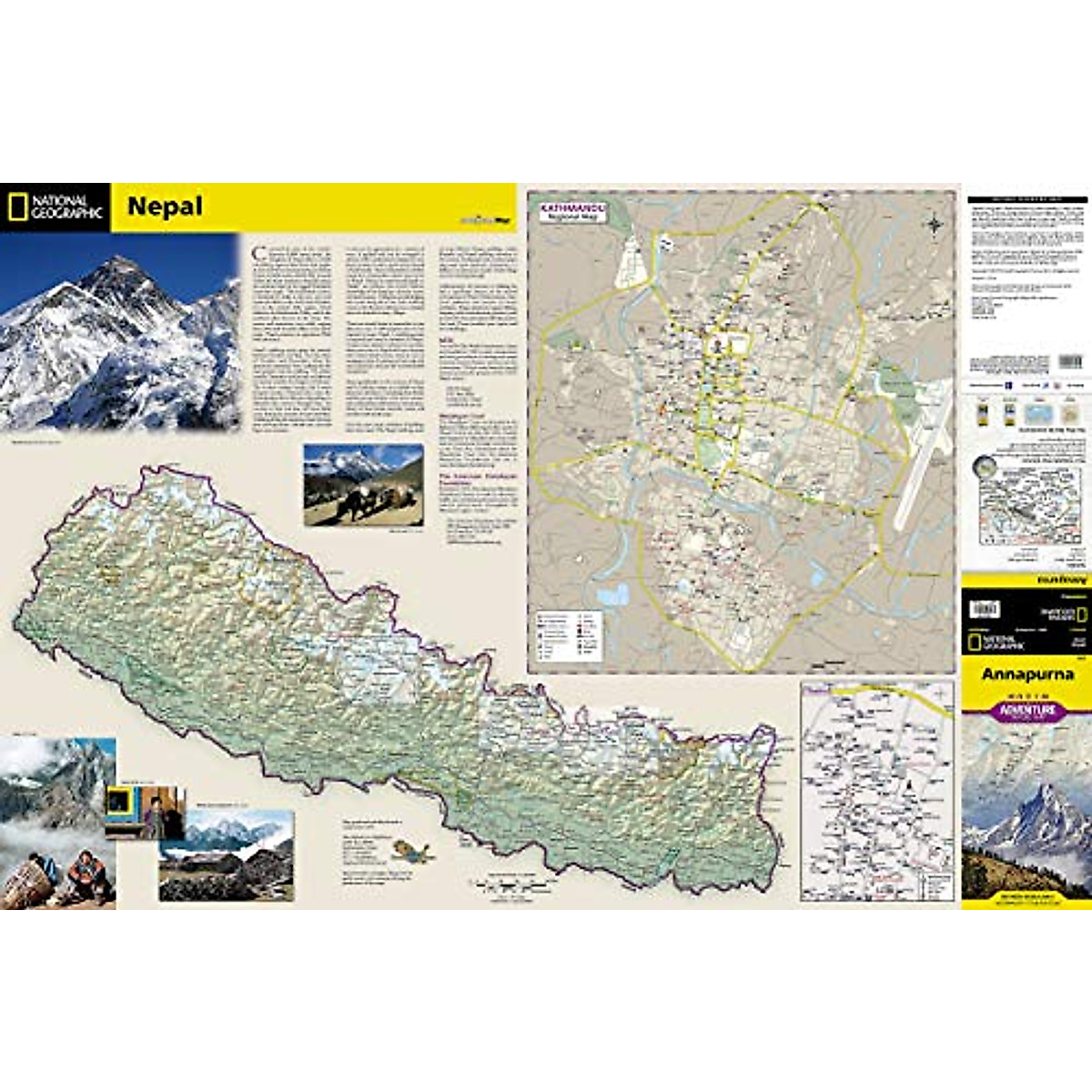 Annapurna Map [Nepal] (National Geographic Adventure Map, 3003)