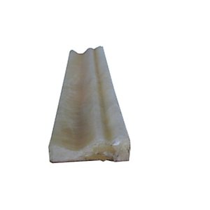 Chair Rail Honey Onyx 2X12 Marble Liner