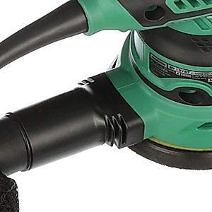 Metabo HPT 5-Inch Random Orbit Sander | Variable Speed | Powerful 230W 2.8 Amp Motor | Soft Elastomer Grip | Includes 5 Pieces of Sanding Paper, Dust Bag, Vacuum Adapter | 5-Year Warranty | SV13YST
