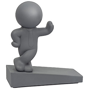 Cute Door Stop, Decorative and Sturdy, Well Designed Door Stopper, Effective to Hold Your Door Open, 1 Pack, Gray(Patented)