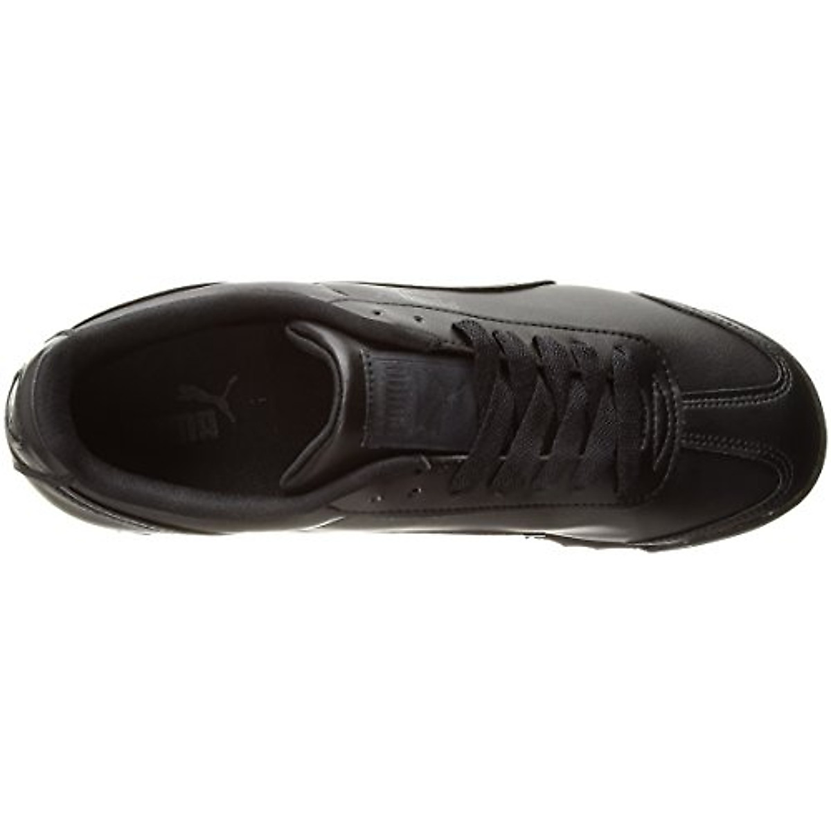 PUMA Mens Roma Sneaker, Basic black-black, 9.5