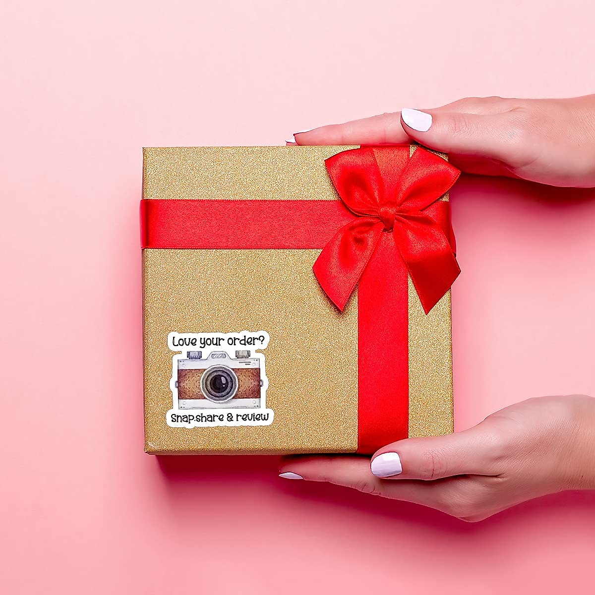 Littlefa Thank You Label Stickers, 500 PCS, Handmade Stickers for Small Business, Mail Packaging Stickers, Eye-catching Patterns, Self Adhesive