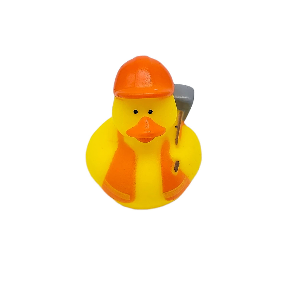 Cool Rubber Ducks (2") Standard Size. (12 Pack) Cute Duck Bath Tub Pool Toys. (Construction Rubber Ducks)