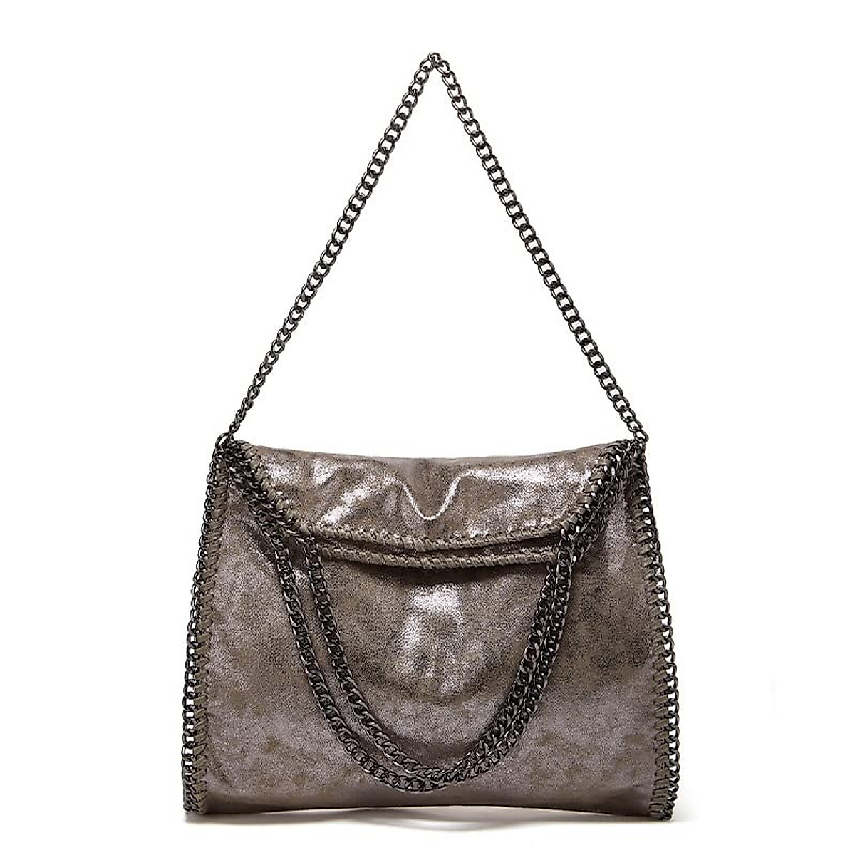 Ladies Handbag Women Faux Leather Crossbody Shoulder Bag Fashion Chain Bag Large Hobo Bags for Women