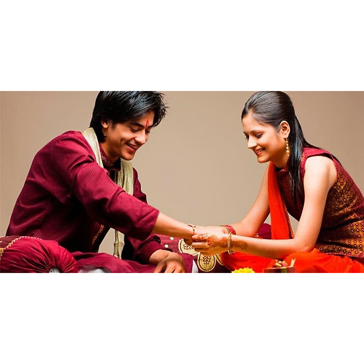 Amba Handicraft Rakhi/Rakhi for Brother/Rudraksha Rakhi/Send rakhi to USA/Rakhi for Brother with Gift Set/Rakhi Bracelet/rakhi for brother and bhabhi/Rakhi Set