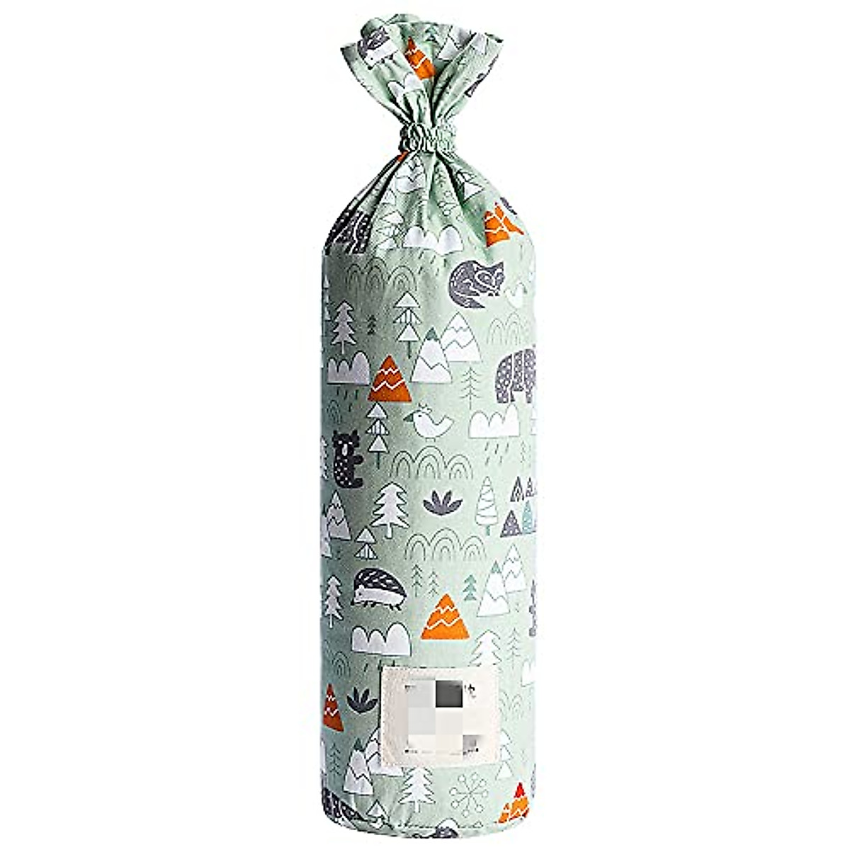 RUIXIA Baby Anti Roll Side Sleep Pillow Soft Cotton Buckwheat Neck Support Toddler Positioning Back Cushion Accompany Sleeping for Unisex Infants Comfy Bedding Bolster Positioner,Green,24x11cm