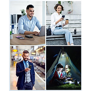 Portable Charger Power Bank 30000mAh - USB C 22.5W Fast Charging External Battery Pack Charging Bank PD QC4.0 with Flashlight 3 Outputs & 2 Inputs Phone Charger for iPhone Samsung Galaxy iPad etc