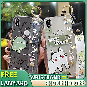 Fashion Design for Woman Lulumi Phone Case for Infinix Smart 2 X5515, Original Cover Durable Dirt-Resistant Back Cover for Men Luxury for Girls Glitter Soft Case Astronaut Cartoon New, 5