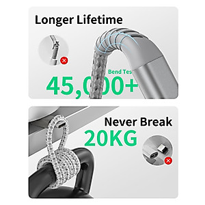 2 FT iPhone Charging Cable (3Pack, Braided) USB A to Lightning Cable 2FT iPhone Charger Cord for Car 2 Foot Short Lightning Cable for Apple iPhone 14 13 12 11 Pro Max Mini 10 8 7 Plus XR XS, AirPods