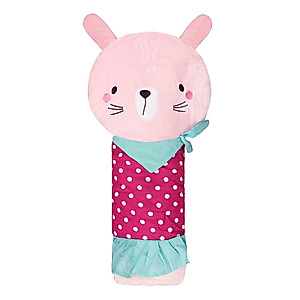 ITODA Cute Cartoon Car Seat Belt Cover Pads, Shoulder Seatbelt Safety Strap Wrap Cushion Universal Backpack Stroller Airplane Soft Pillow Travel Neck Protector for Adults and Children