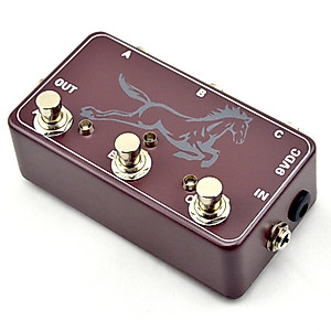 LANDTONE Hand Made Triple Effects Loop Pedal Switcher Guitar Pedal HR-1