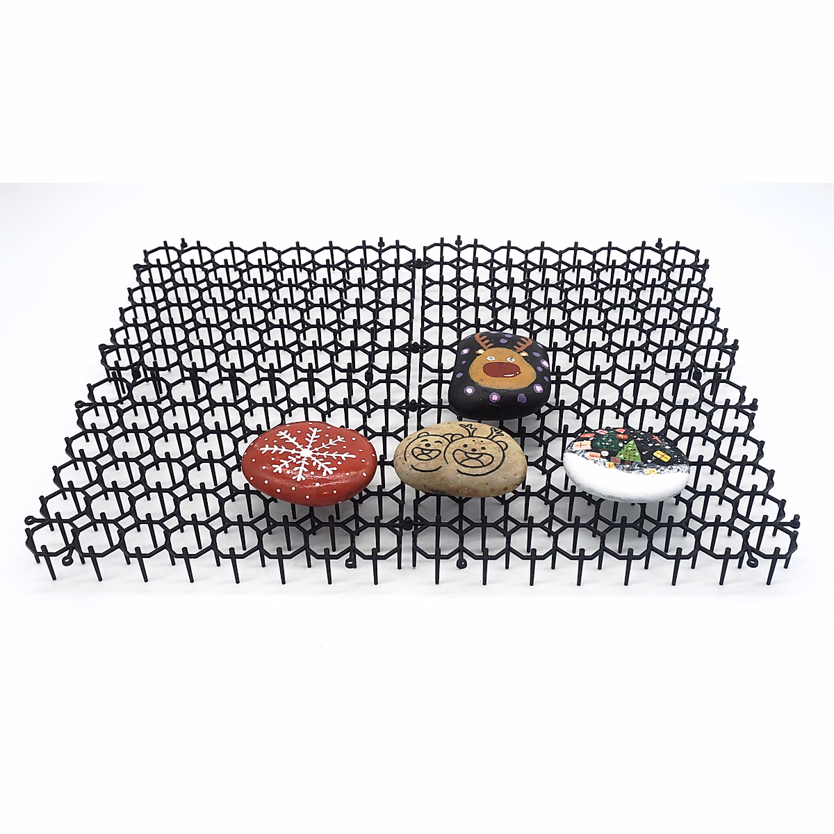 INFISELECT 12Pack Art Drying Rack with Metal Stand Perfect for Preschool Classroom DIY Crafts Rock Painting and Easter Egg Decorating