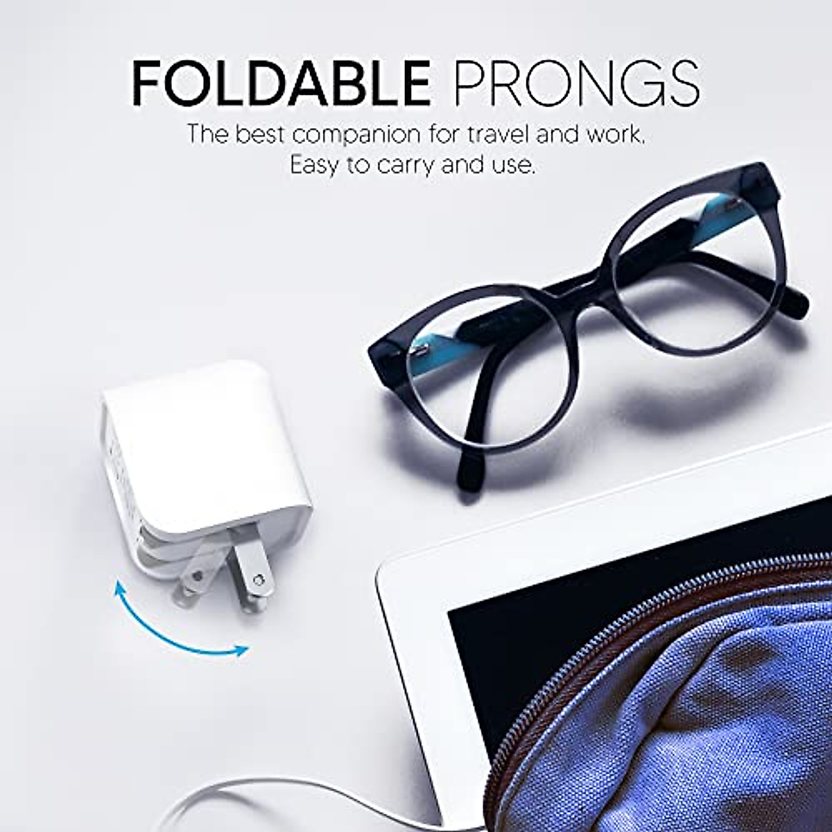 TalkWorks USB Cable Compatible w/ iPhone 14/14 Plus/14 Pro/14 Pro Max, 13/Mini/Pro/Pro Max, 12/Mini/Pro/ProMax, Phone, AirPods, iPad - 5' Lightning Cable Wall Charger Adapter - MFI Certified (White)