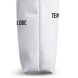 Parts Of Brain Psychology Gift Psychologist Funny Apparel Tote Bag