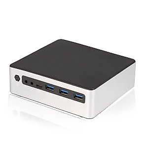 Fan Office Mini PC W11 pro, 12th Core i5 1235U, 3-Display, HD2.0, DP1.4, Type-C 4K, Dual Lan, USB3.2, Wifi 6, BT 5.2, Small Form Factor, 19V Home Computer, Auto Power On, 16GB DDR5 RAM 512GB SSD