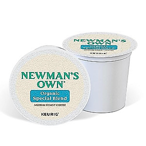 Newman's Own Organics Special Blend Keurig Single-Serve K-Cup Pods, Medium Roast Coffee, 12 Count