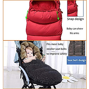 Pram Footmuff,Stroller Padded Footmuff Cover Cosy Toes,Baby Winter Foot Cover,Warmth,Windproof, Waterproof, Cold Resistant, Washable (Sea Blue)