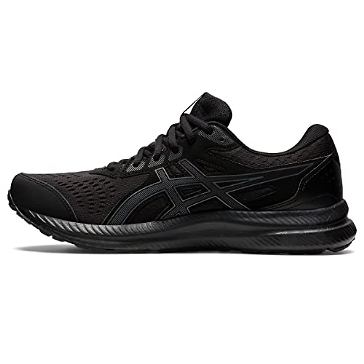 ASICS Men's GEL-CONTEND 8 Running Shoes, 13, BLACK/CARRIER GREY