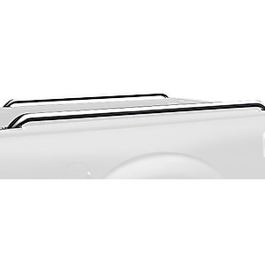 Go Rhino 8127C 62.5 Inch Steel Stake Pocket Mount Truck Bed Side Bar Tie Down Rails, Chrome Finish