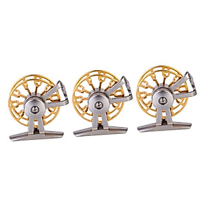 3 Pcs Fly Fishing Reel Fishing Wheel Metal Fishing Reel Fishing Gear
