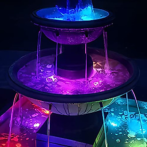 Creatrek Submersible LED Lights, Waterproof Pool Lights Outdoor, Battery Operated Pool Lights for Hot Tub Party Pumpkins 4 PCS