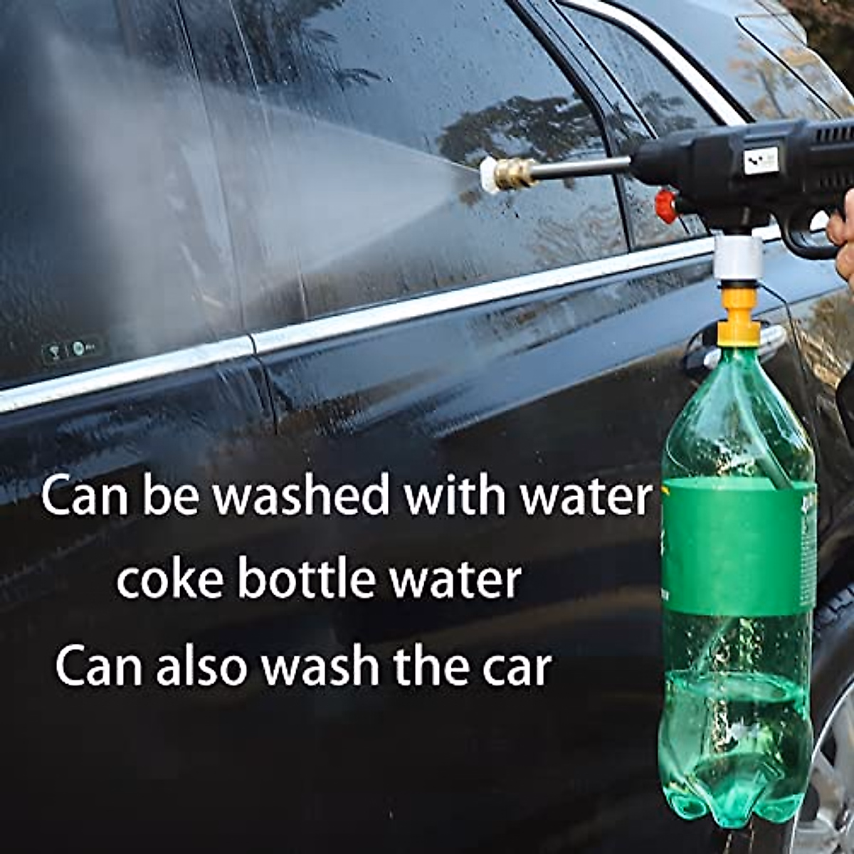 Cordless High Pressure Washer, 48V 30Bar Portable Electric Washer with Adjustable Nozzle, Built-in Battery Powered Electric Cleaner, Suitable for Washing Cars, Fences, Gardens