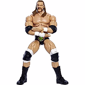 Mattel WWE Triple H Ultimate Edition Fan TakeOver Action Figure with ultimate articulation, life-like detail, and accessories, 6-Inches