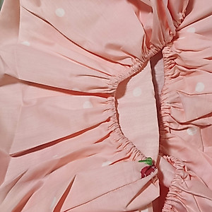 100 Cotton Crib Fitted Sheets Baby Sheet for Standard Crib and Toddler mattresses Nursery Bedding Sheet Crib Mattress Sheets for Boys or Girls (Strawberry, W28 x L55)