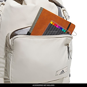 adidas Saturday Backpack, Silver Dawn Grey/Silver Violet Purple, One Size