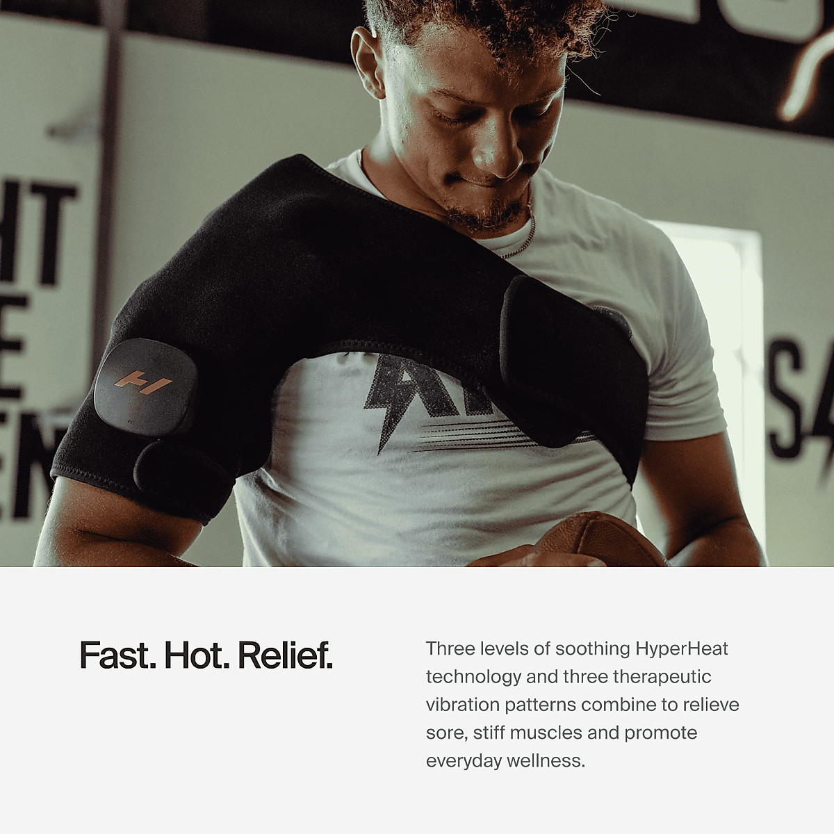 Hyperice Venom 2 - Advanced Heat + Vibration Wrap (Left Shoulder) - FSA or HSA Approved