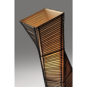 Adesso 4045-01 Stix 24.5" Table Lantern, Black, Smart Outlet Compatible