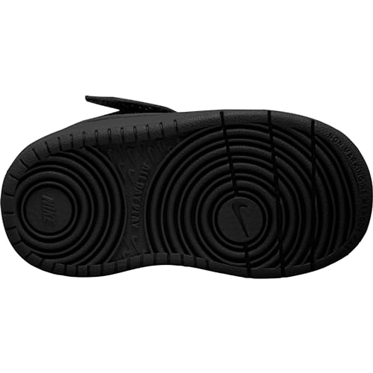 Nike Court Borough Low 2 (TDV) Toddler Bq5453-001 Size 10 Black/Black/Black