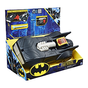 DC Comics Batman, Tech Defender Batmobile, Transforming Vehicle with Blaster Launcher, Kids Toys for Boys Ages 4 and Up