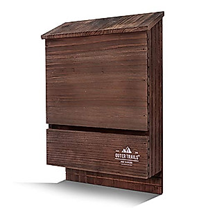 Outer Trails Two-Chamber Bat House - Brown